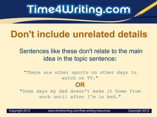 Paragraph unity and coherence | PPTX