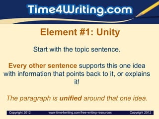 Paragraph unity and coherence | PPT