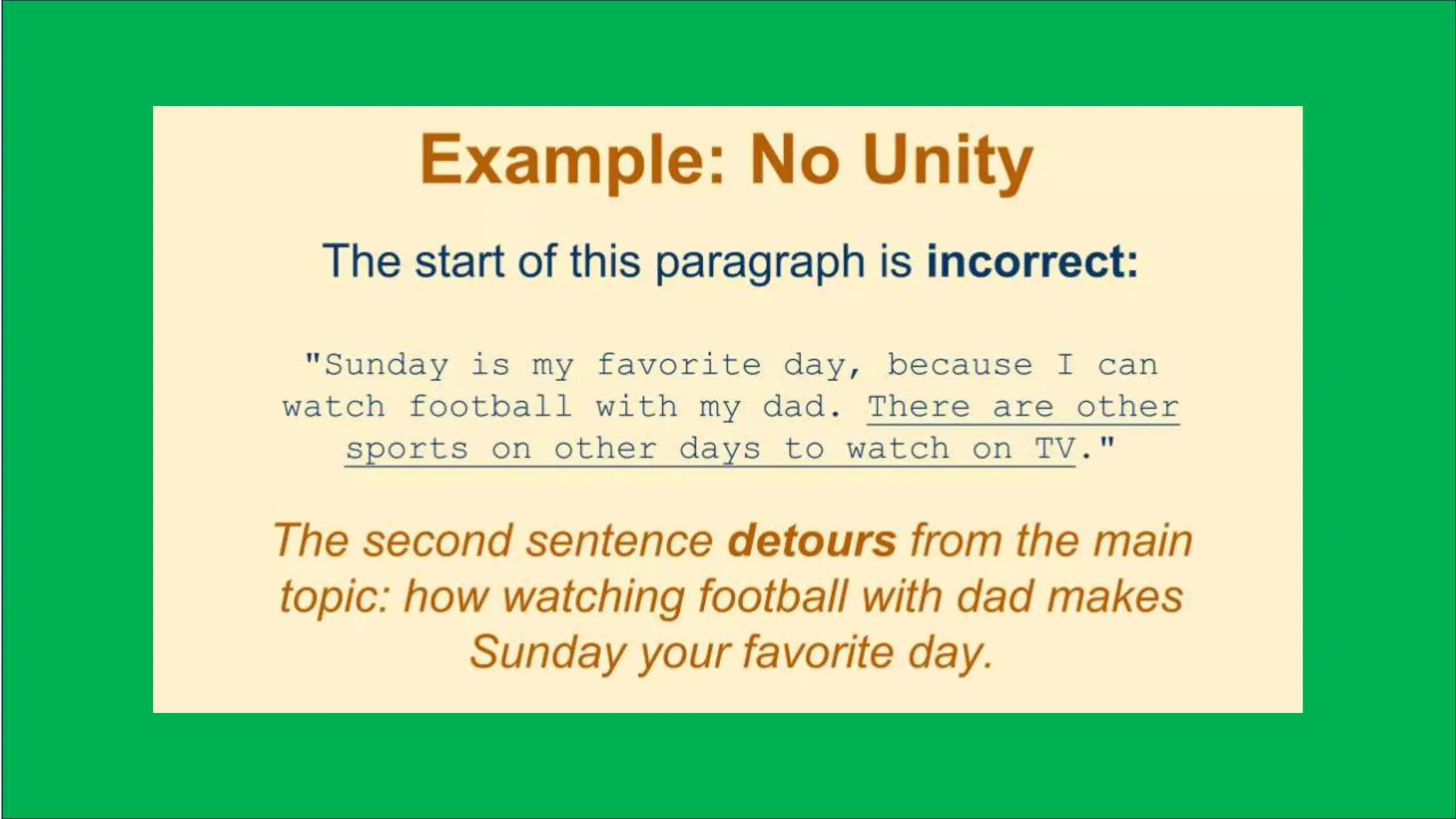 Grammar Paragraph Unity and Coherence.ppt