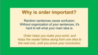 Grammar Paragraph Unity and Coherence.ppt