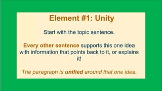 Grammar Paragraph Unity and Coherence.ppt