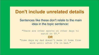 Grammar Paragraph Unity and Coherence.ppt