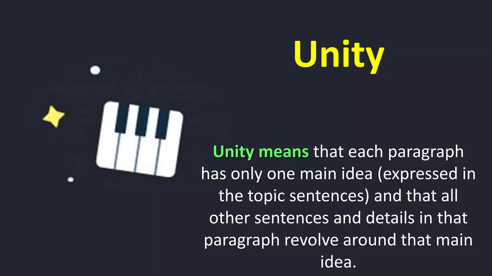 PARAGRAPH UNITY BY GROUP 2.pptx