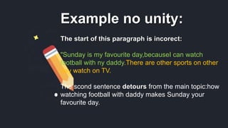 PARAGRAPH UNITY BY GROUP 2.pptx