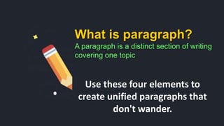 PARAGRAPH UNITY BY GROUP 2.pptx