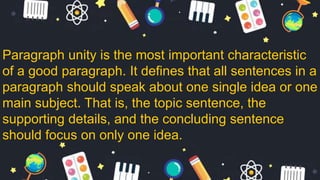 PARAGRAPH UNITY BY GROUP 2.pptx