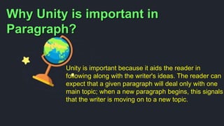 PARAGRAPH UNITY BY GROUP 2.pptx