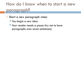Paragraph Writing | PPT