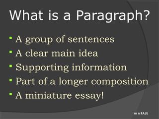 Paragraph Writing | PPT