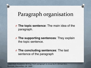 Paragraph writing | PPTX