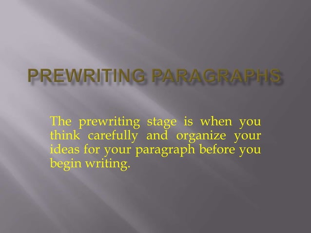 Paragraph writing | PPT