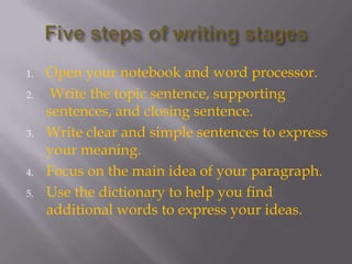 Paragraph writing | PPT