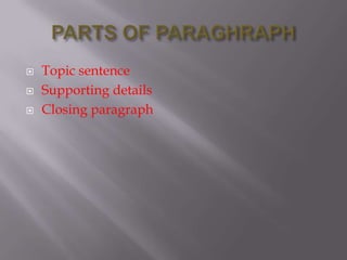 Paragraph writing | PPT