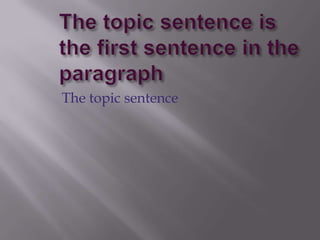 Paragraph writing | PPTX