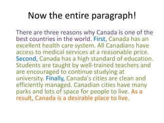 Paragraph Writing Basics | PPTX