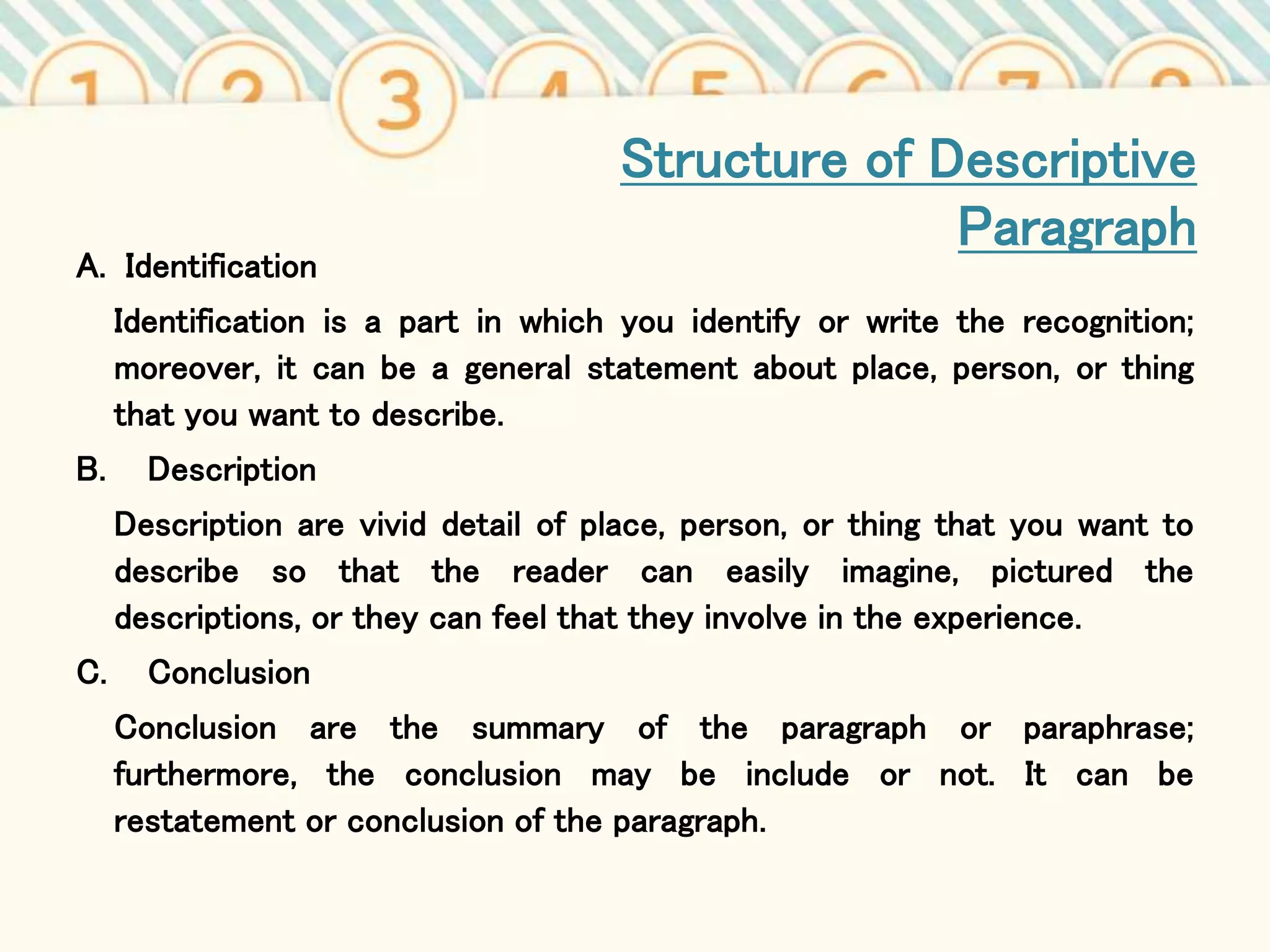 Descrpitive Pargraph | PPTX