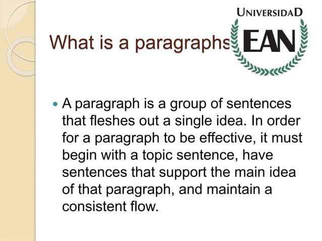 Paragraph writing | PPTX