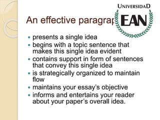 Paragraph writing | PPTX