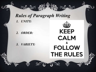 Paragraph writing | PPTX