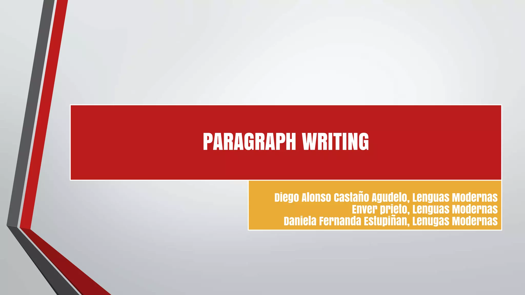 Paragraph writing | PPT
