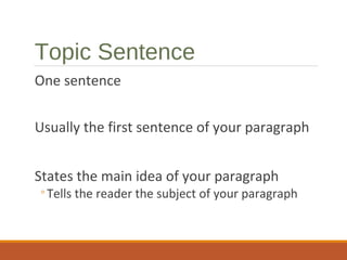 Paragraph writing | PPT