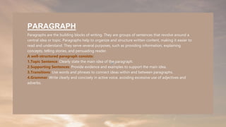 PARAGRAPH WRITING.pptx