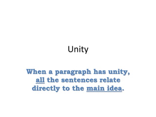 Paragraph Writing What is a paragraph? A group of sentences that ...