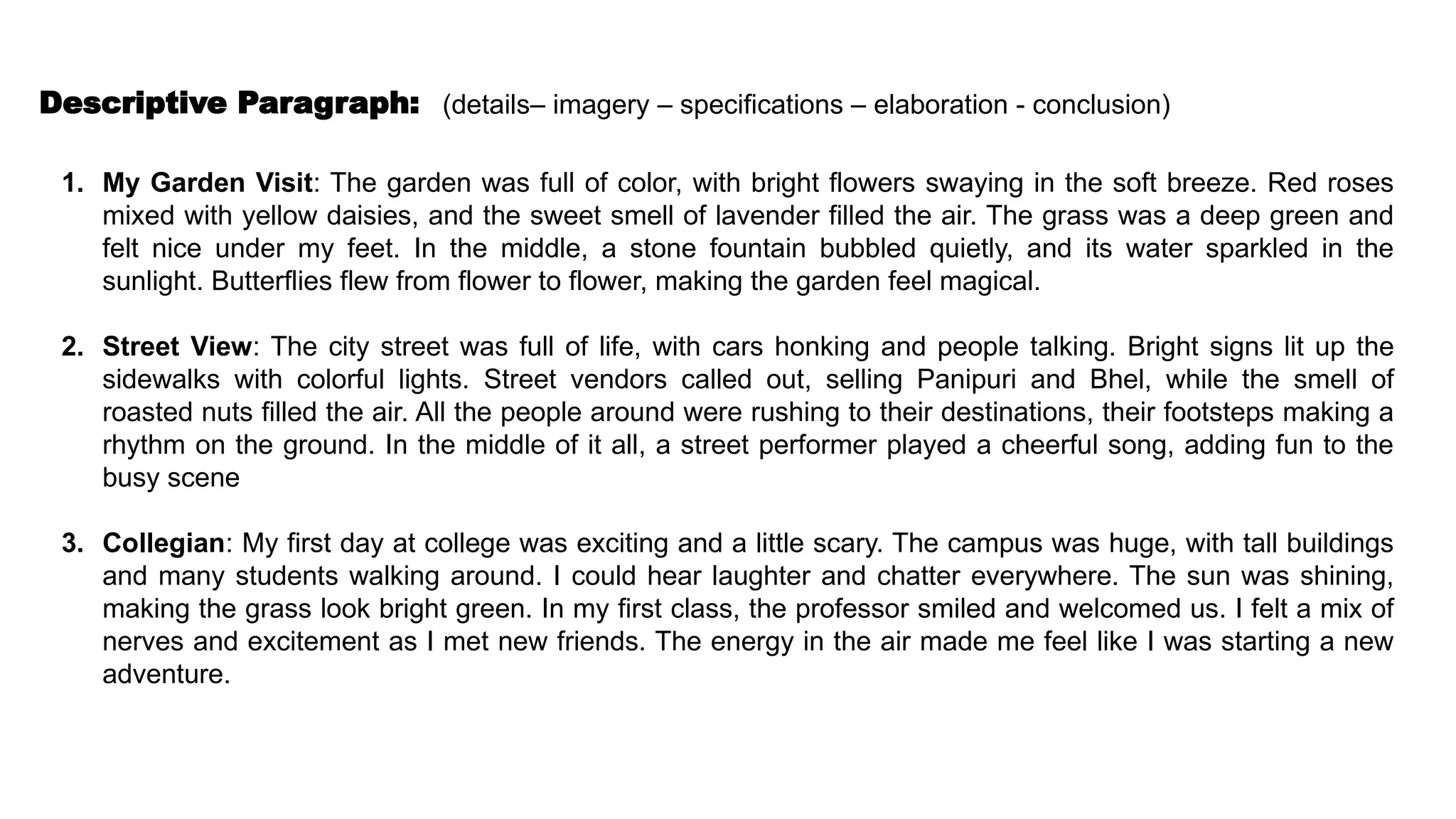 Content Writing – Paragraphs – Types of Paragraphs | PPTX