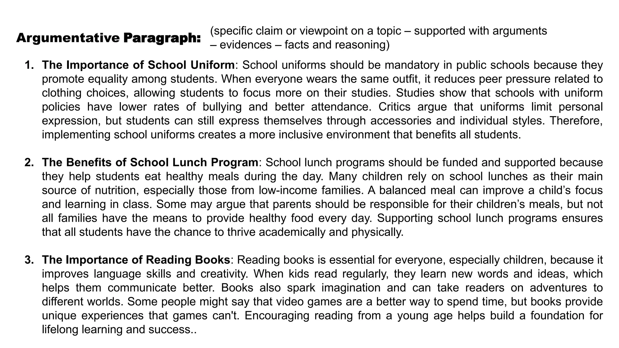 Content Writing – Paragraphs – Types of Paragraphs | PPTX