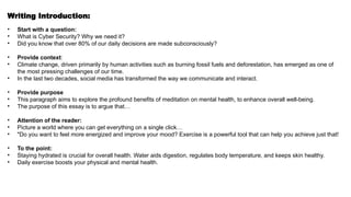 Content Writing – Paragraphs – Types of Paragraphs | PPTX