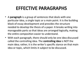 English- Composing Effective Paragraphs.pptx