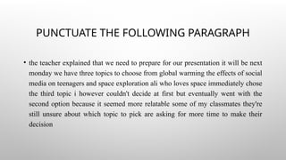 Paragraph Writing, Types, Structures.pptx