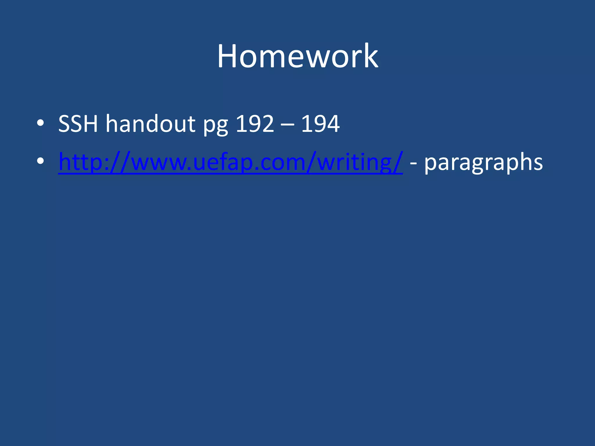 Paragraph writing 1 | PPTX