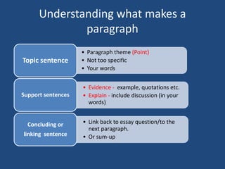 Paragraph writing 1 | PPTX