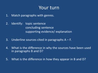 Paragraph writing 1 | PPTX