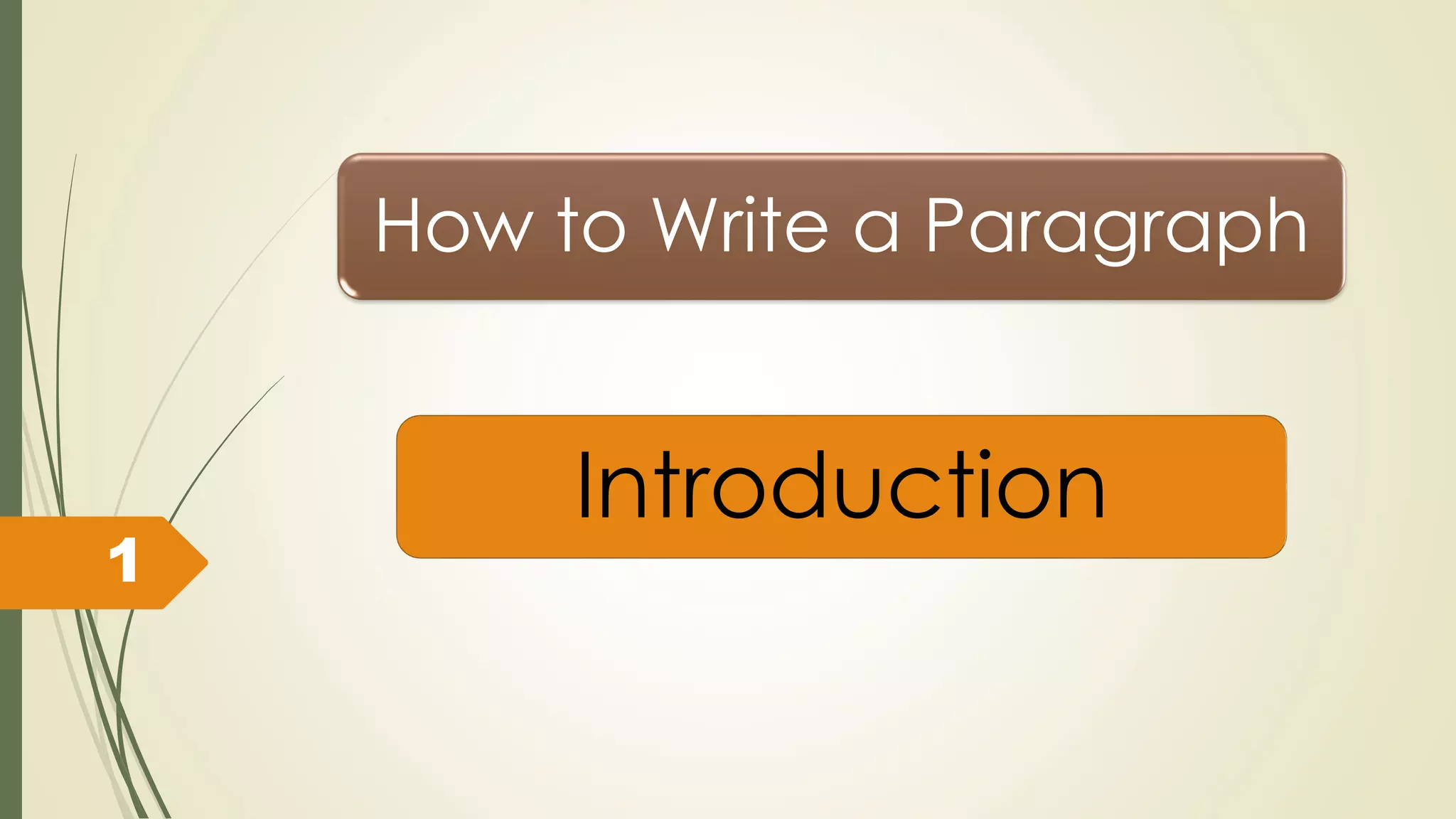 Paragraph writing 1 | PPT