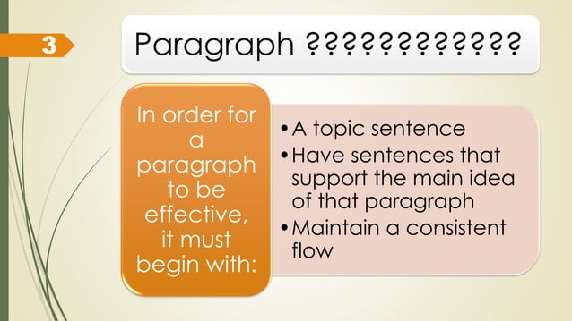 Paragraph writing 1 | PPT