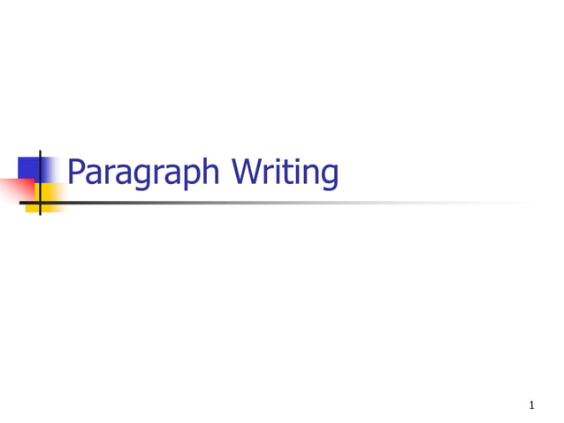 Paragraph Writing (1).ppt
