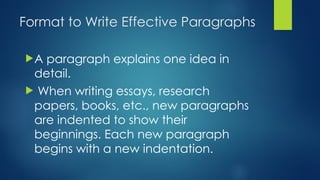 Paragraph Writing for functional English-speaking.pptx