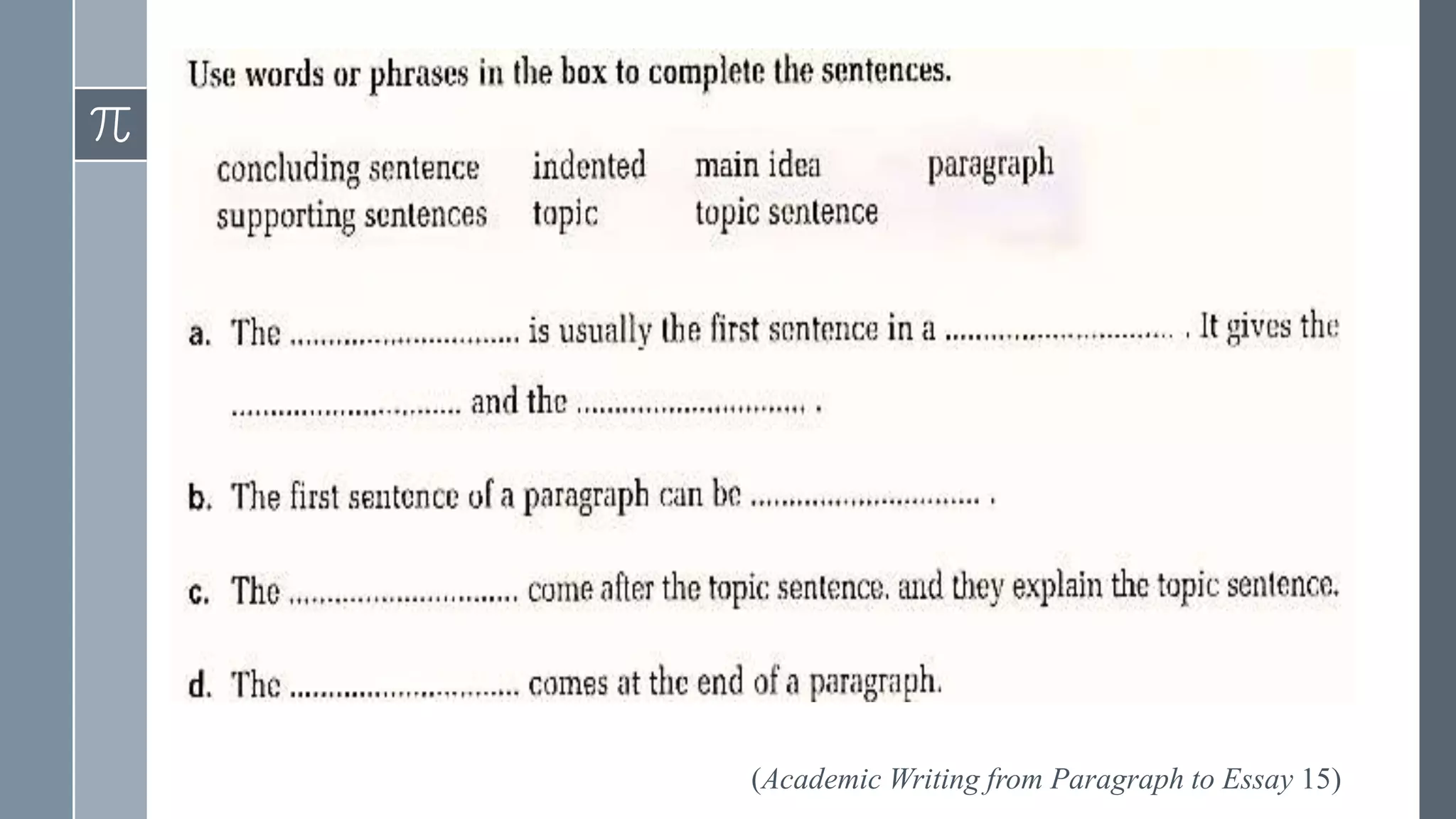 Paragraph writing (2) | PPT | Free Download