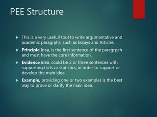 Paragraph writing ap g4 | PPTX | Science