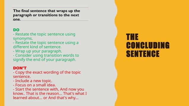 Paragraph writing and The process of avoiding mistakes | PPT