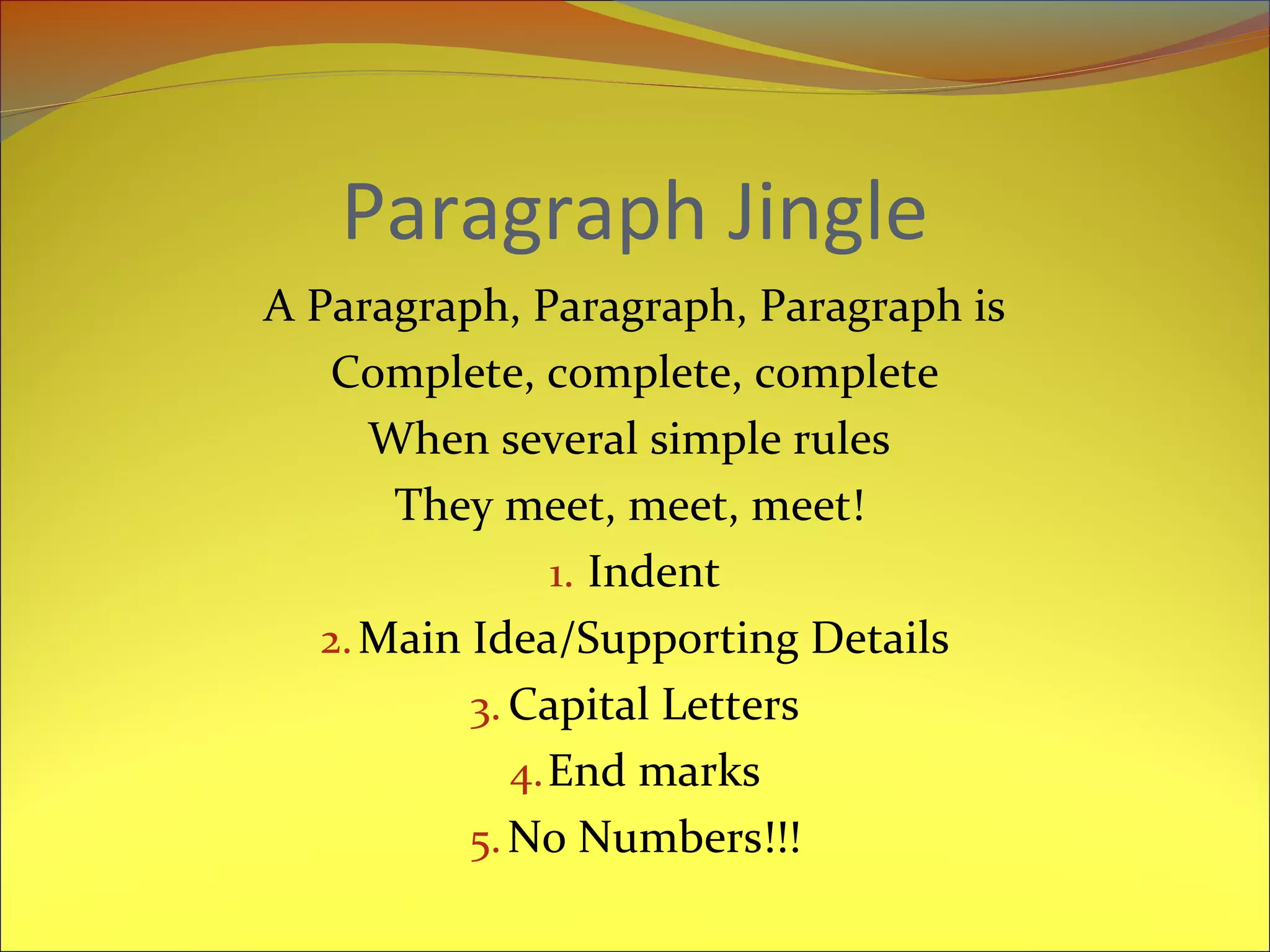 Paragraph writing dale | PPT