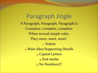 Paragraph writing dale | PPT