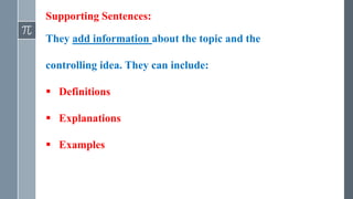 Paragraph writing general (1) | PPTX