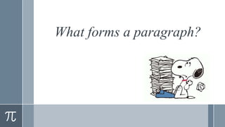 Paragraph writing general (1) | PPTX