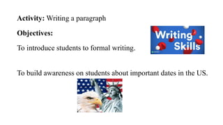 Paragraph writing ppp (final version) | PPTX