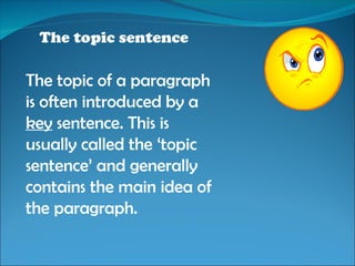 Paragraph writing ppt (Remedial instruction) | PPT