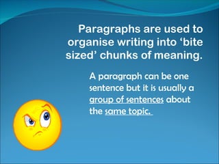 Paragraph writing ppt (Remedial instruction) | PPT