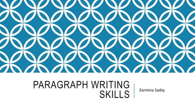 Paragraph Writing Skills.pptx | Science
